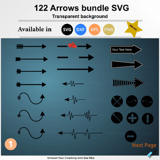Get Creative with Our 122 SVG Arrows Bundle - Arrows Signs