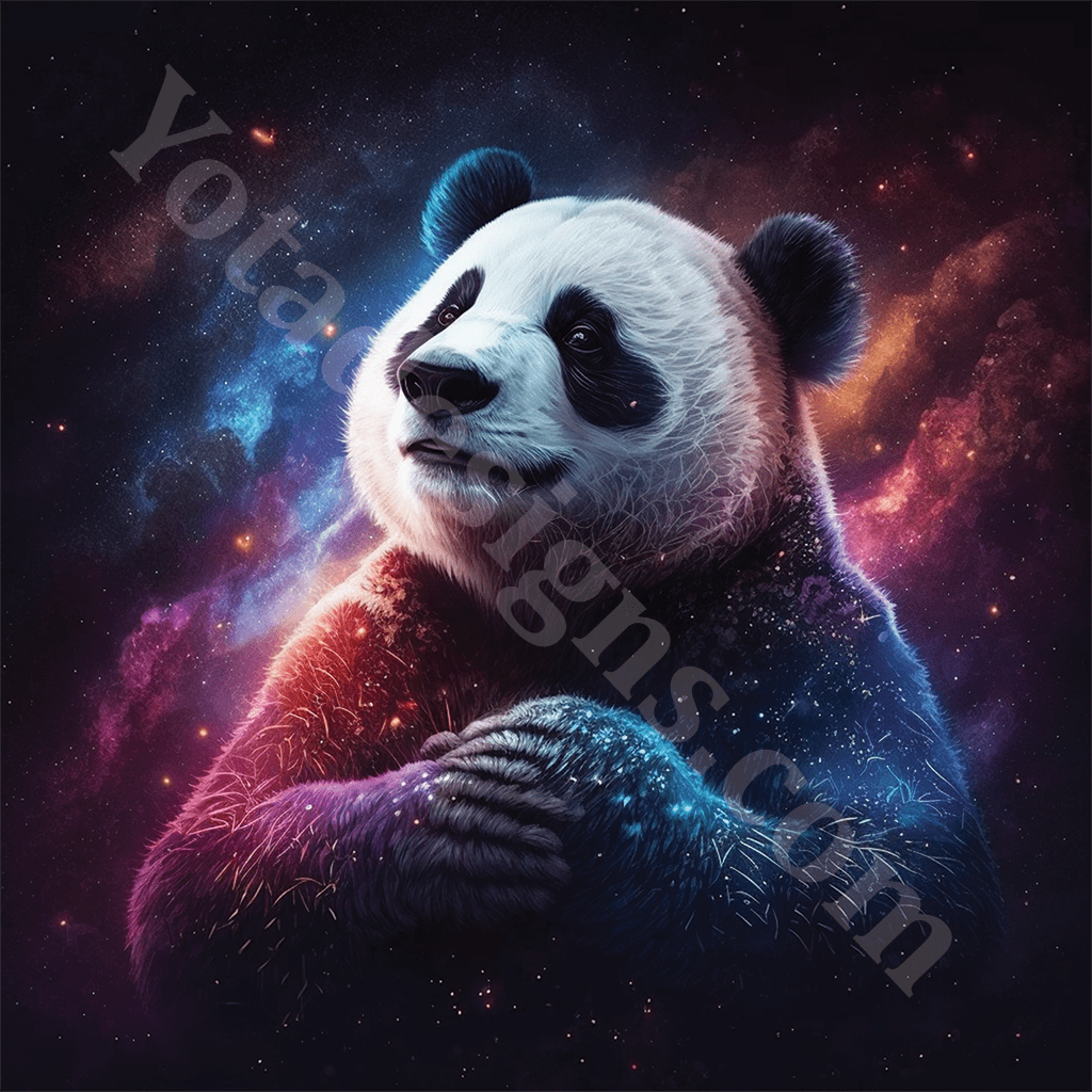 Panda, High-Quality Cosmic, Galaxy Style | icons and art – Graphic design